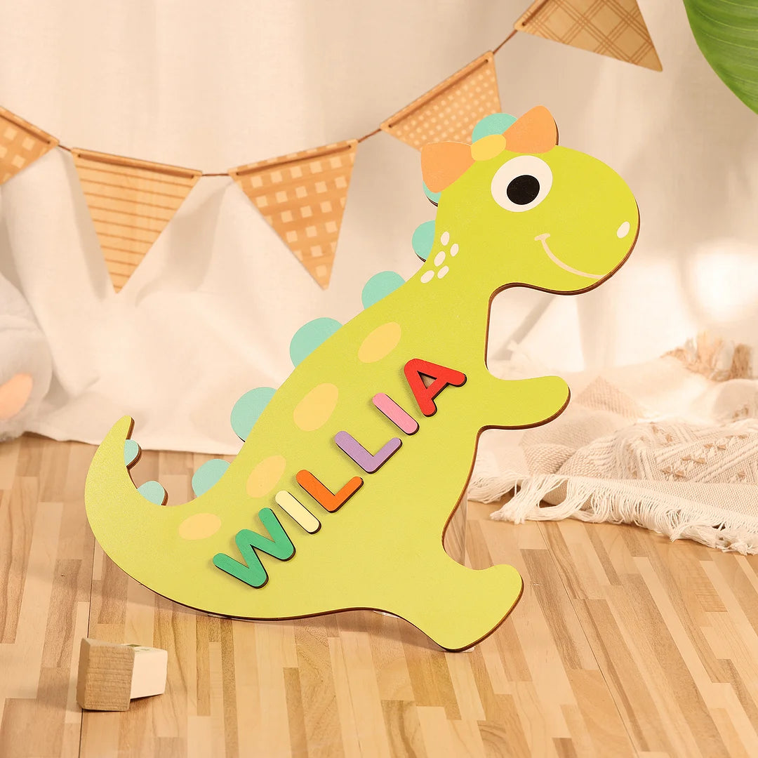 Wooden Cartoon Baby Name Puzzle Woodemon Wooden Cartoon Baby Name Puzzle Woodemon