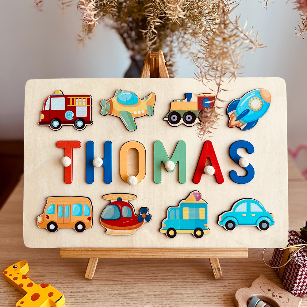 Wooden Custom Name Puzzles, Personalized Name Puzzles – Woodemon