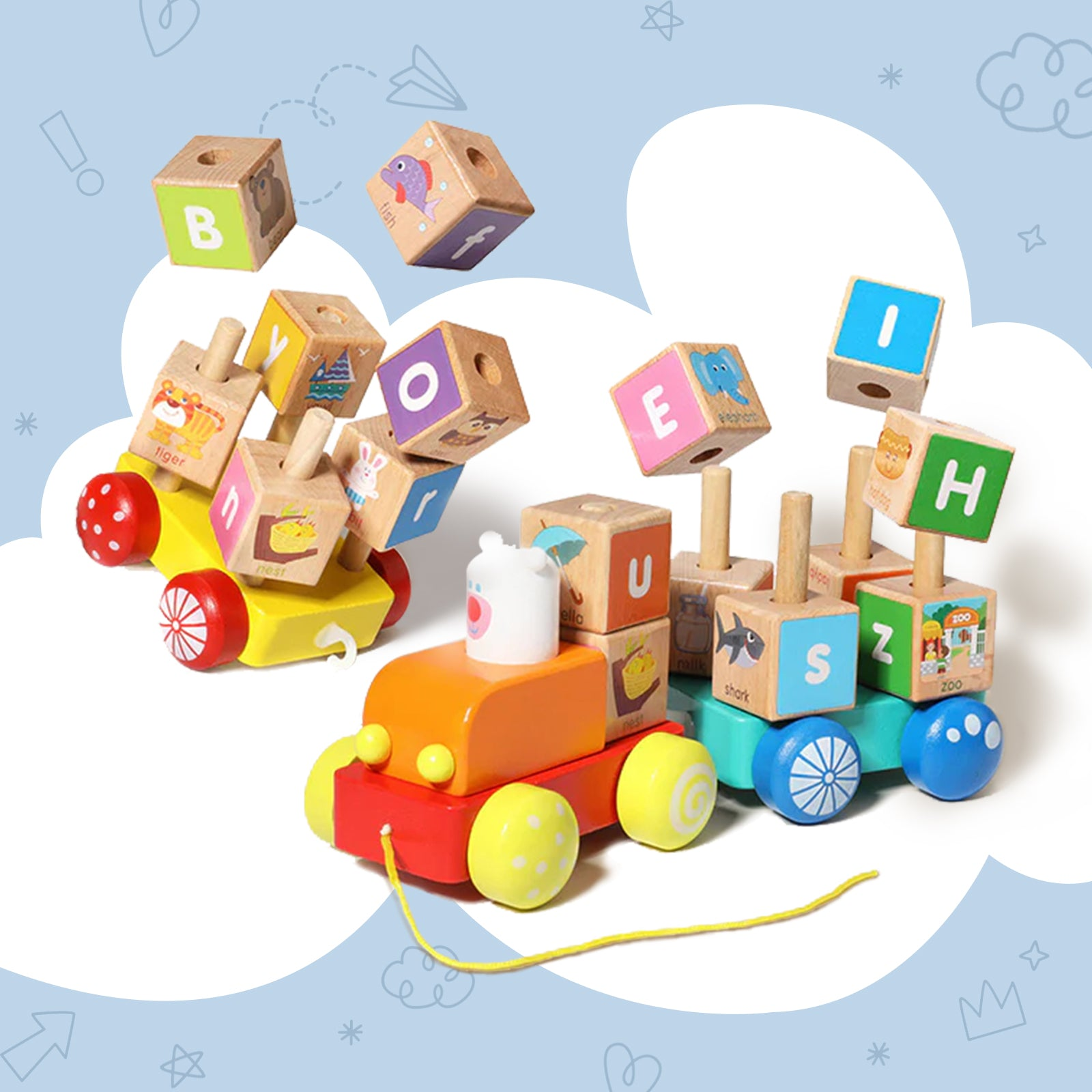 ABC Toys | Literacy, First Words & Speech Therapy Learning Tools – Woodemon
