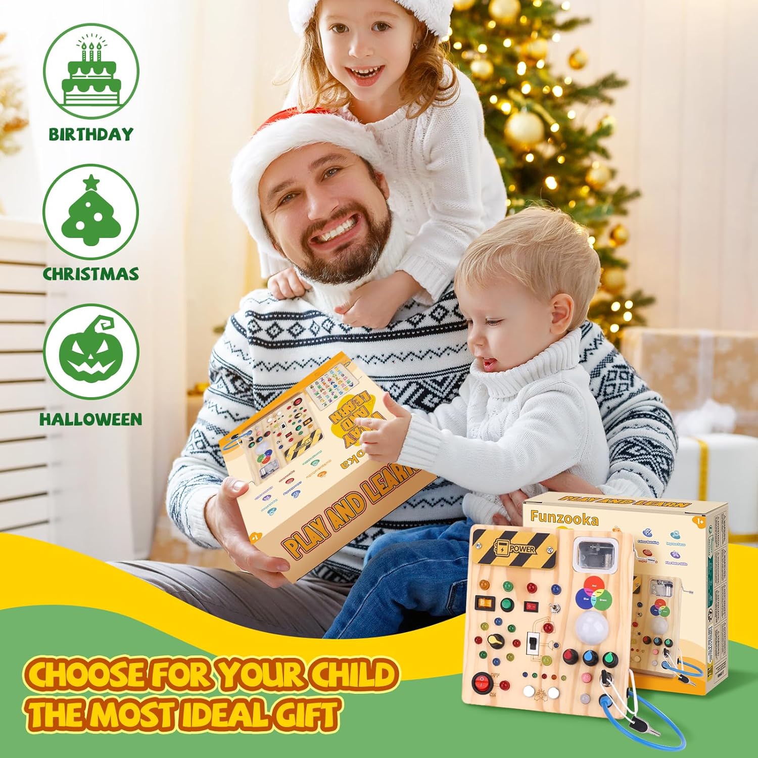 Kids Electrical Circuit Learning Board – Woodemon