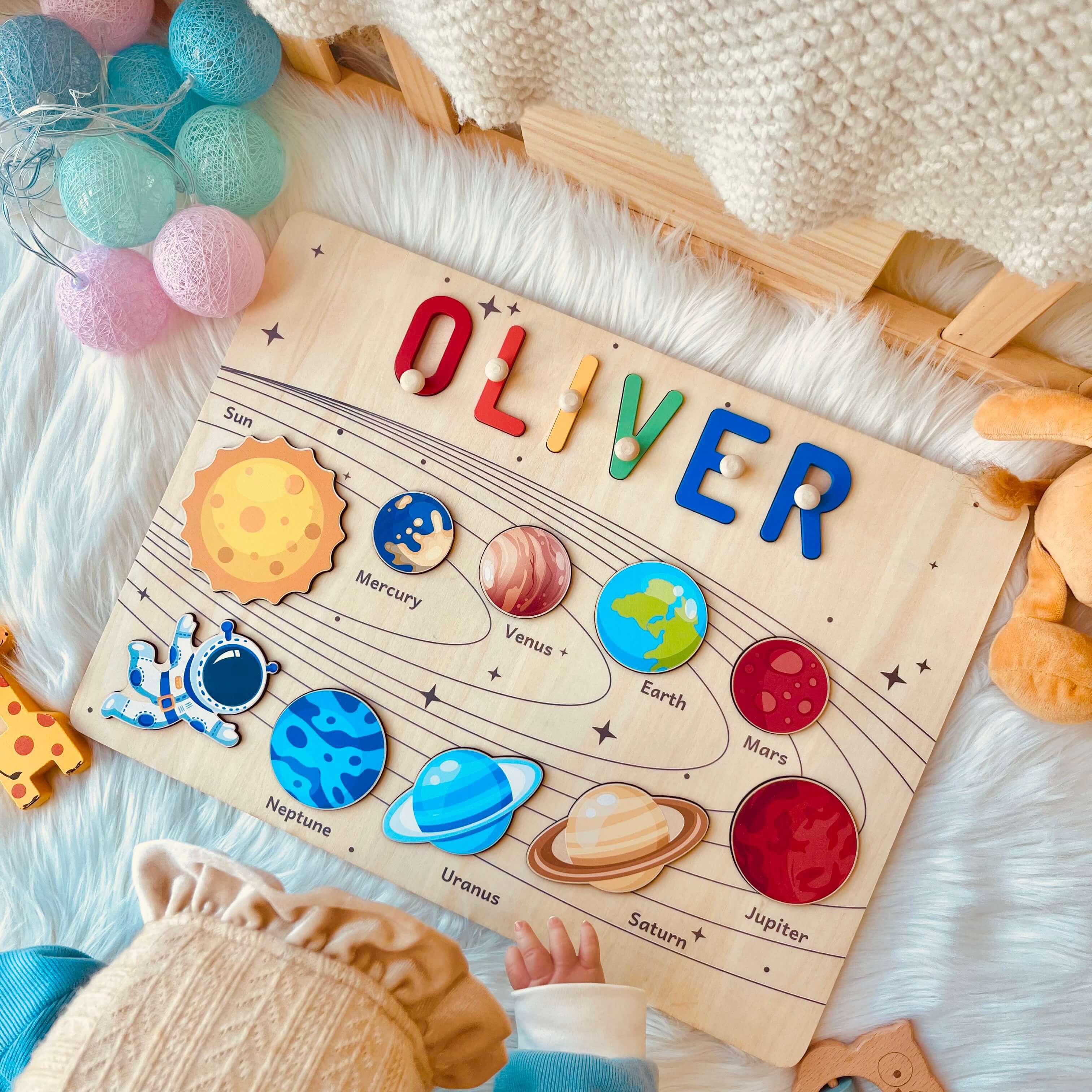 Personalized Planet Name Puzzle – Woodemon