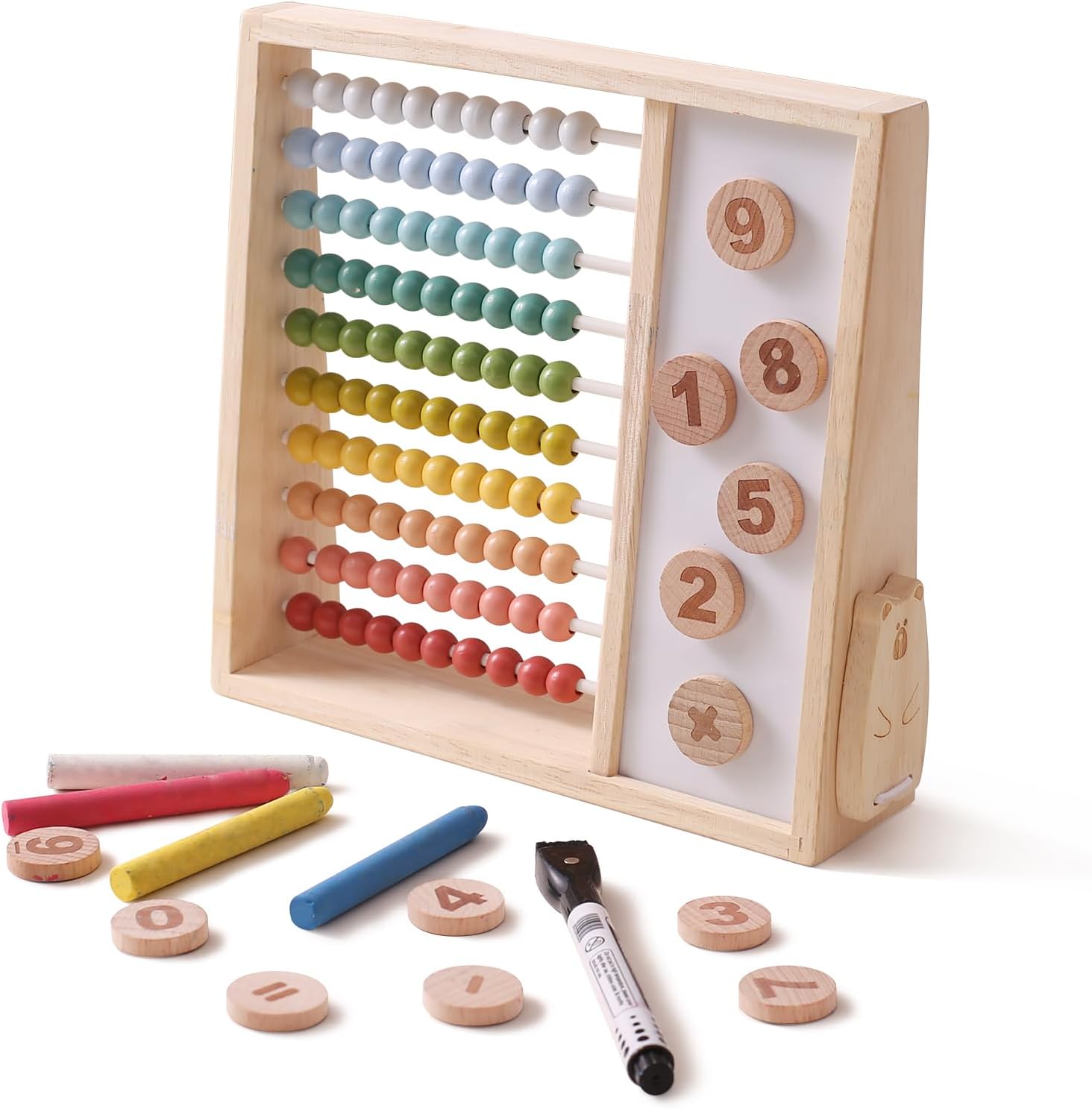 Wooden Abacus Beads Counting Toys – Woodemon