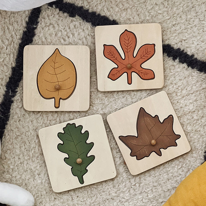 Wooden Leaf Puzzle – Woodemon